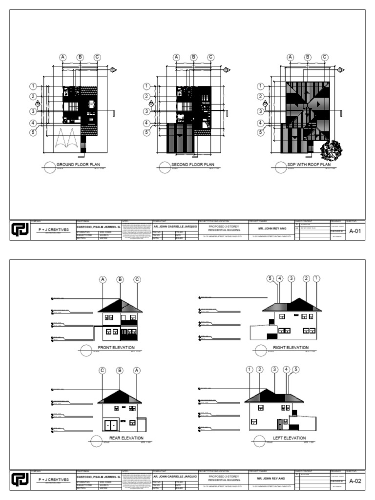 Custodio - Architectural Drawings | PDF