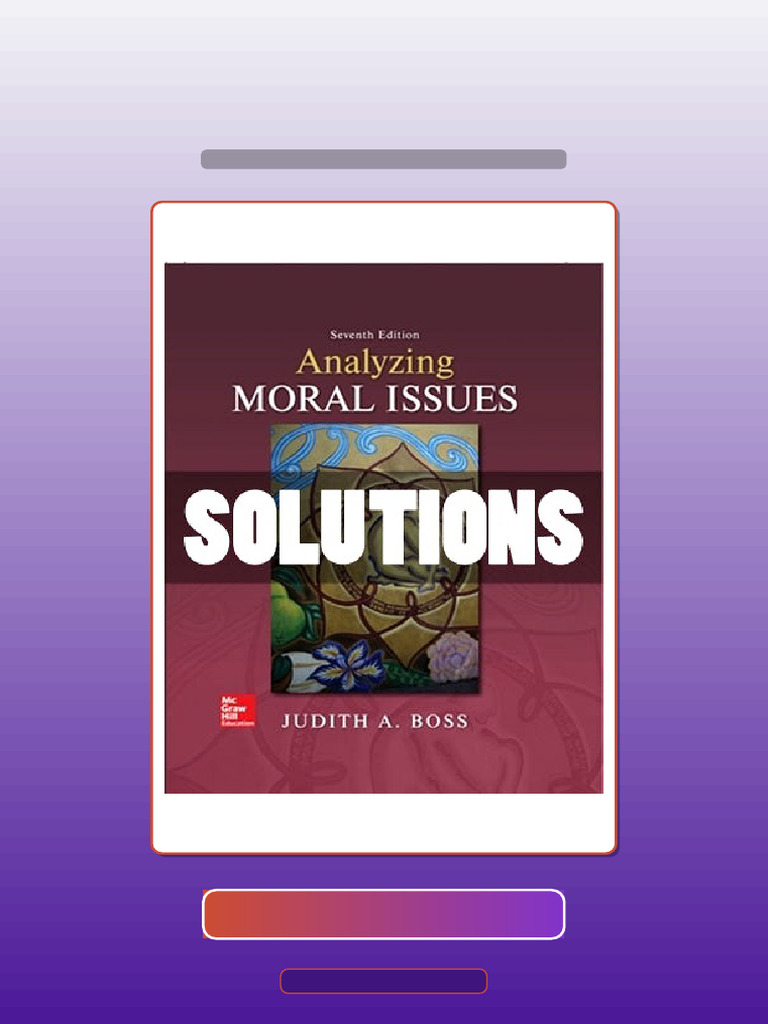Ultimate Bundle Analyzing Moral Issues 7th Edition Boss eBook and ...