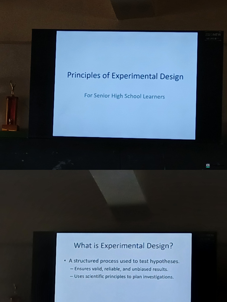 Principles of Experimental Design | PDF