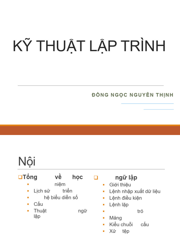 KTLT 2025 GioiThieu | PDF