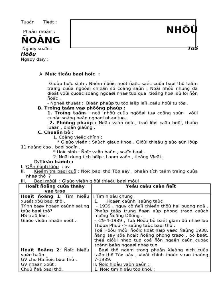 Nho Dong | PDF