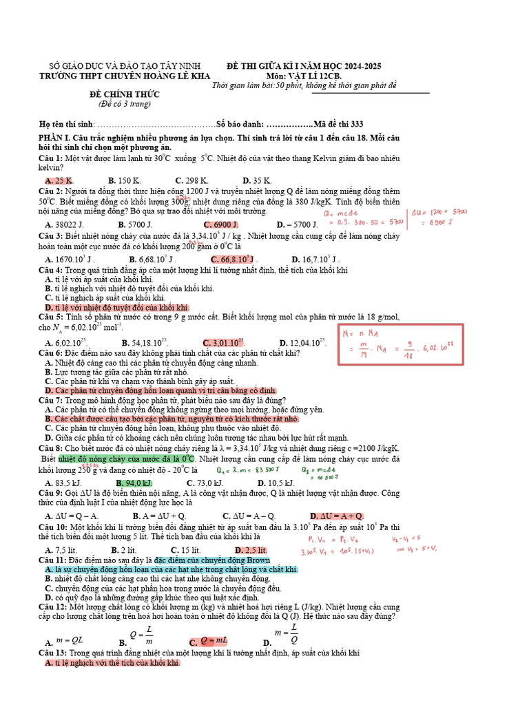 VATLI12CB1 GK1 NH 2024-2025 MA DE 333 - BIÊN THÙY | PDF