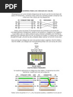 Diagrama de Colores Cable Ethernet | PDF | Redes de computadoras ...