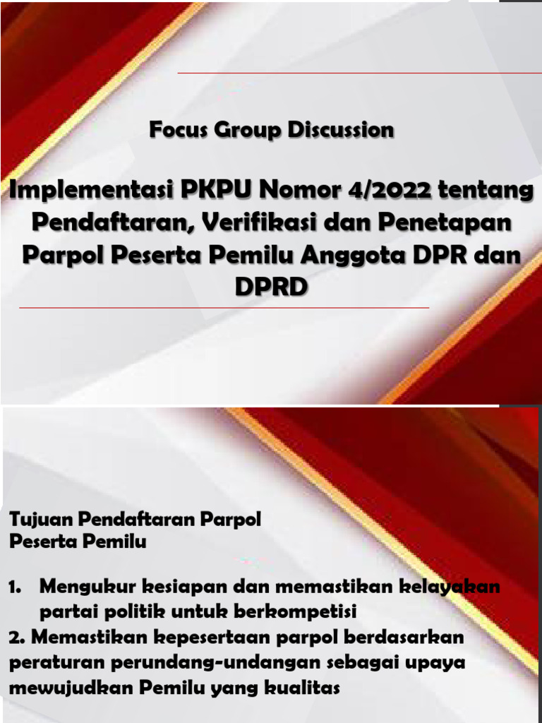 Materi FGD_Verpol | PDF