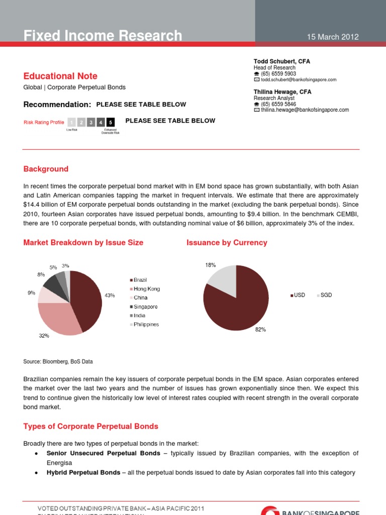 Perpetual Bonds: A Guide for Investors | PDF | Bonds (Finance) | Yield ...
