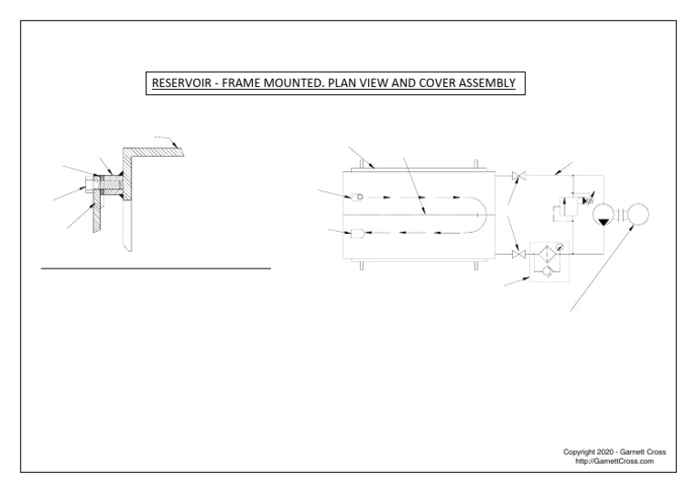 Reservoir - Frame Mounted Plan View and Cover Assembly | PDF