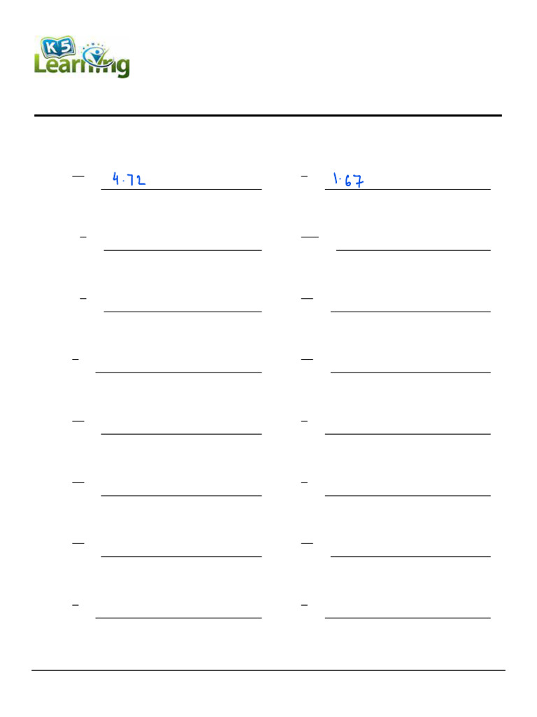 Convert Mixed Numbers to Decimals Worksheet | PDF | Chess Theory | Chess