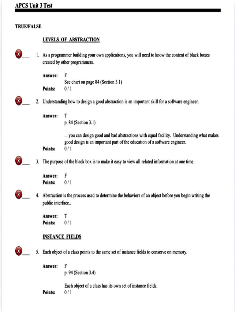 Unit 3 Test | PDF | Method (Computer Programming) | Parameter (Computer ...