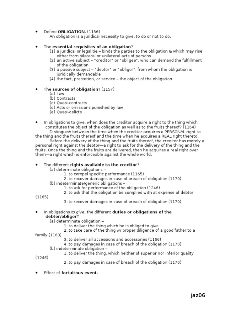 Oblicon | Download Free PDF | Negligence | Rescission