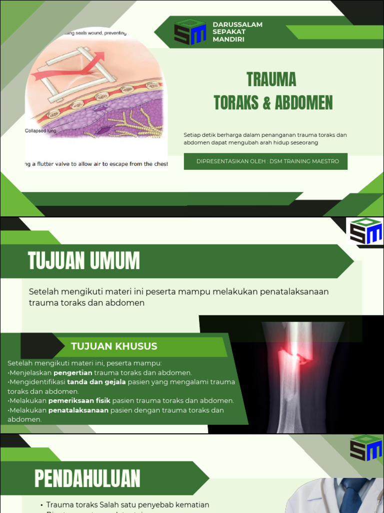 Penanganan Trauma Toraks dan Abdomen | PDF