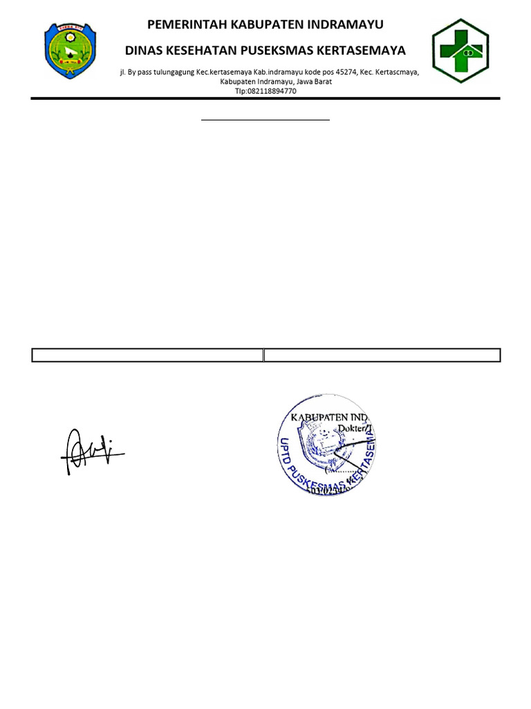 Format Surat Sehat Word Eyung | PDF