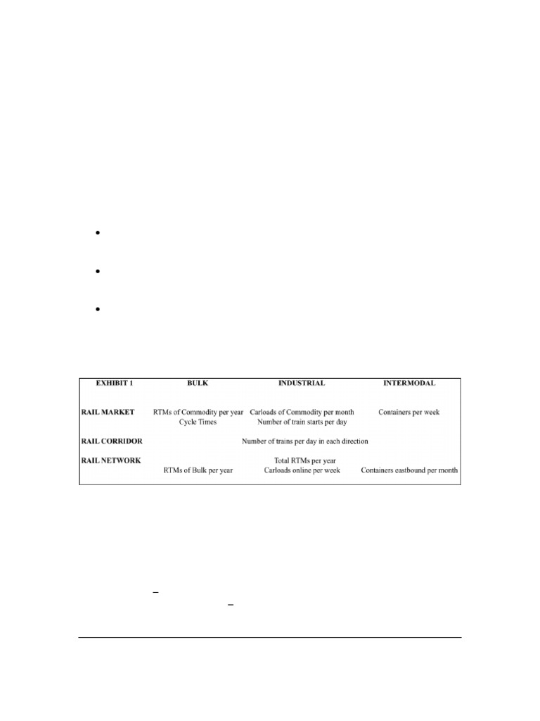 Freight Rail Capacity Analysis in Canada | PDF | Rail Transport | Train