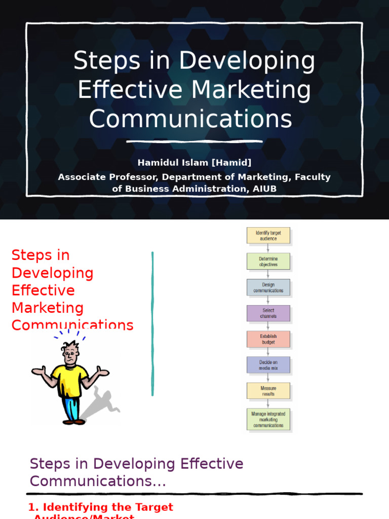 2 - Steps in Developing Effective Marketing Communications | PDF ...