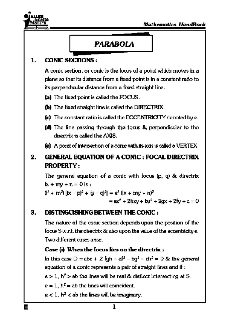 Parabola Text Visible | PDF