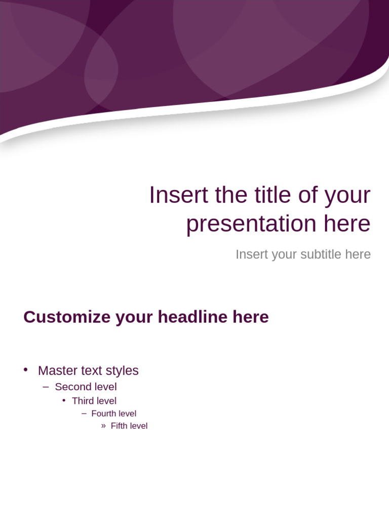 Clean Wavy Purple | PDF