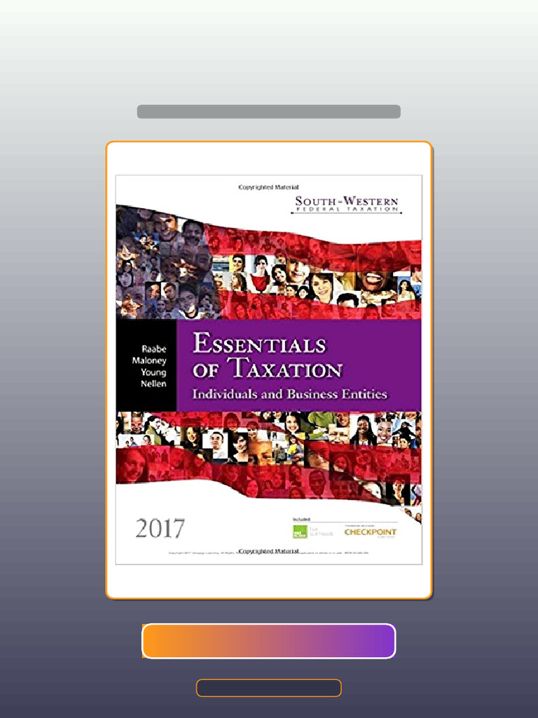 Ultimate Bundle SouthWestern Federal Taxation 2017 Essentials of ...