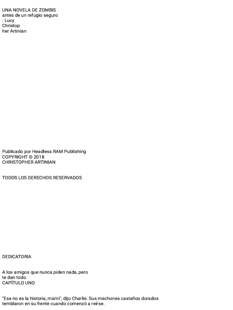 Safe Haven Novella Before Safe Haven L - Christopher Artinian 1754376067358-Español | PDF