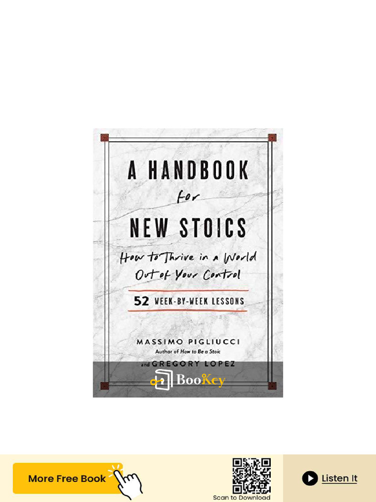 Stoic Wisdom: 52 Weekly Lessons | PDF | Stoicism | Disciplines