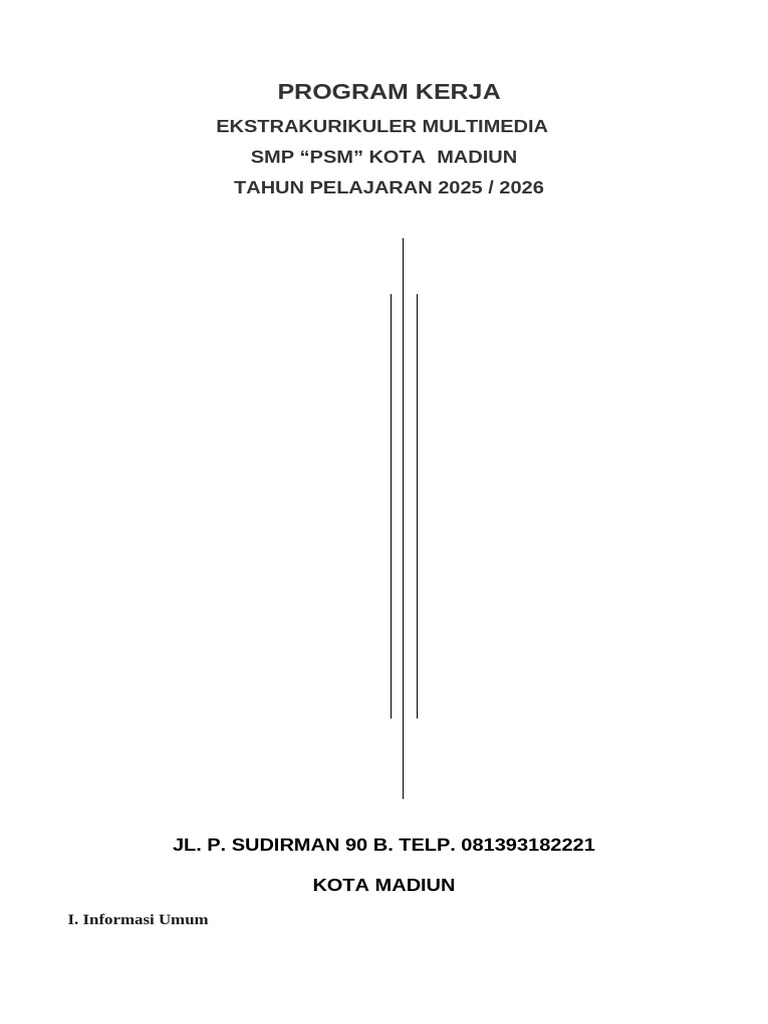 Proker Ekskul Multimedia | PDF