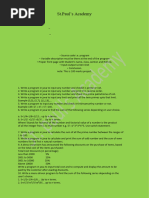 ICSE Class10 Midterm Coding Practice | PDF | Computer Engineering | Object Oriented Programming