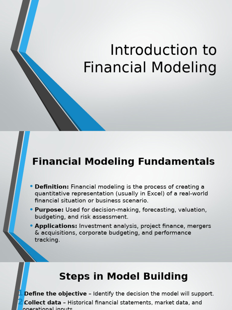 Financial Modeling: A Comprehensive Guide | PDF | Financial Modeling ...