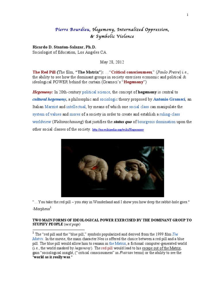 Bourdieu's Symbolic Violence Explained | PDF | Philosophical Theories ...