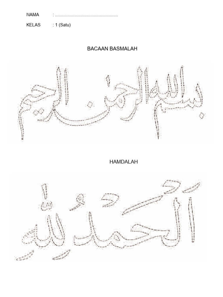 Basmalah Dan Hamdalah | PDF
