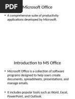 Comprehensive Microsoft Office Guide | PDF