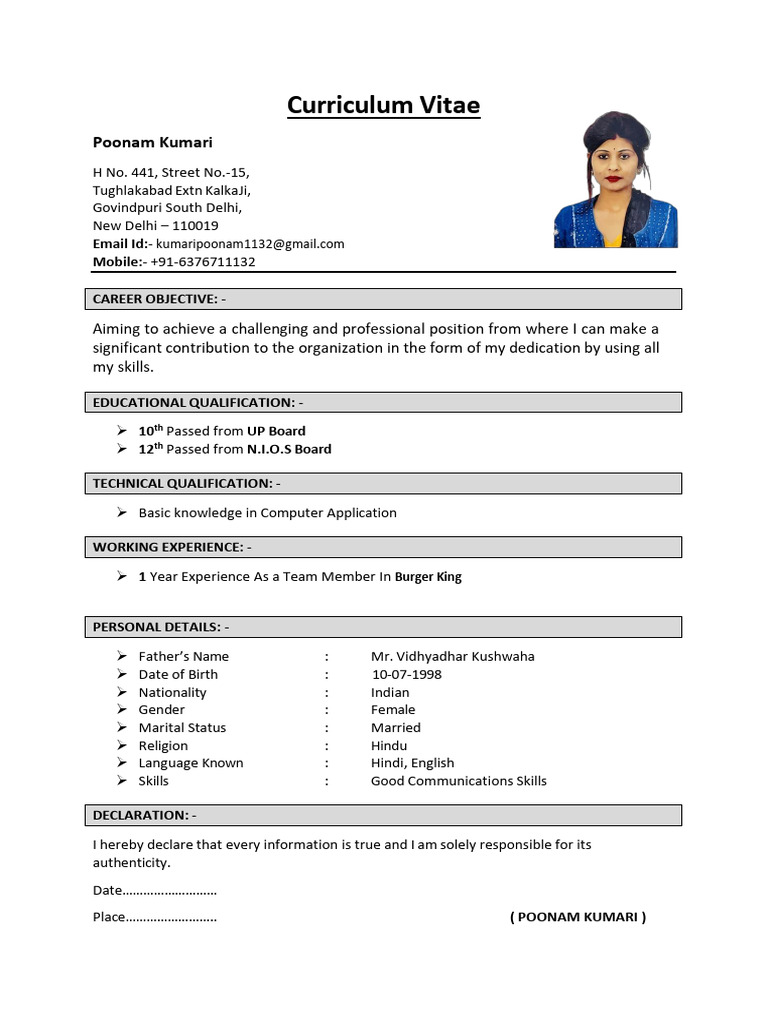 Curriculum Vitae 2 | PDF