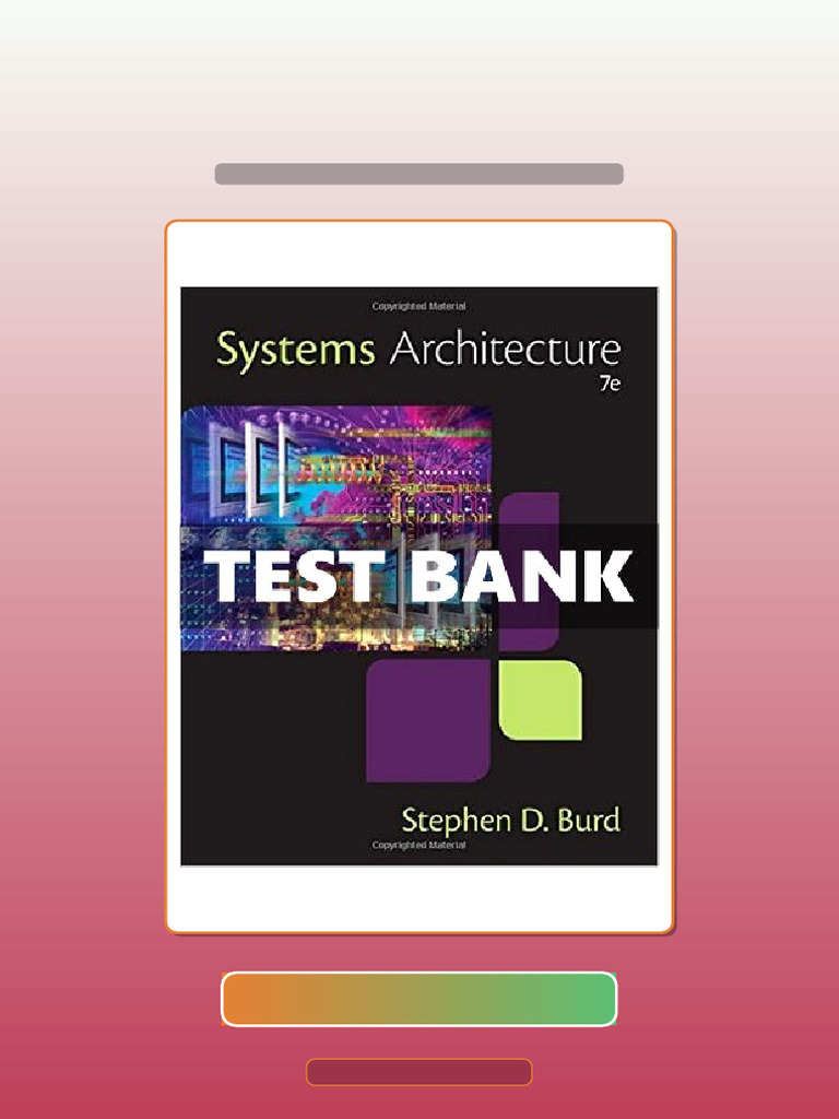 Answers for Systems Architecture 7 Ed Burd eBook and TestBank Bundle ...