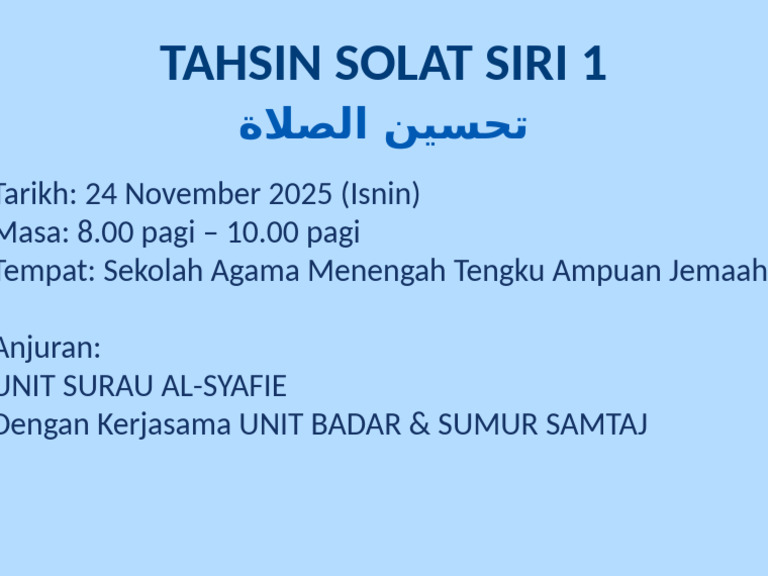 Poster Tahsin Solat Siri1 Style2 | PDF