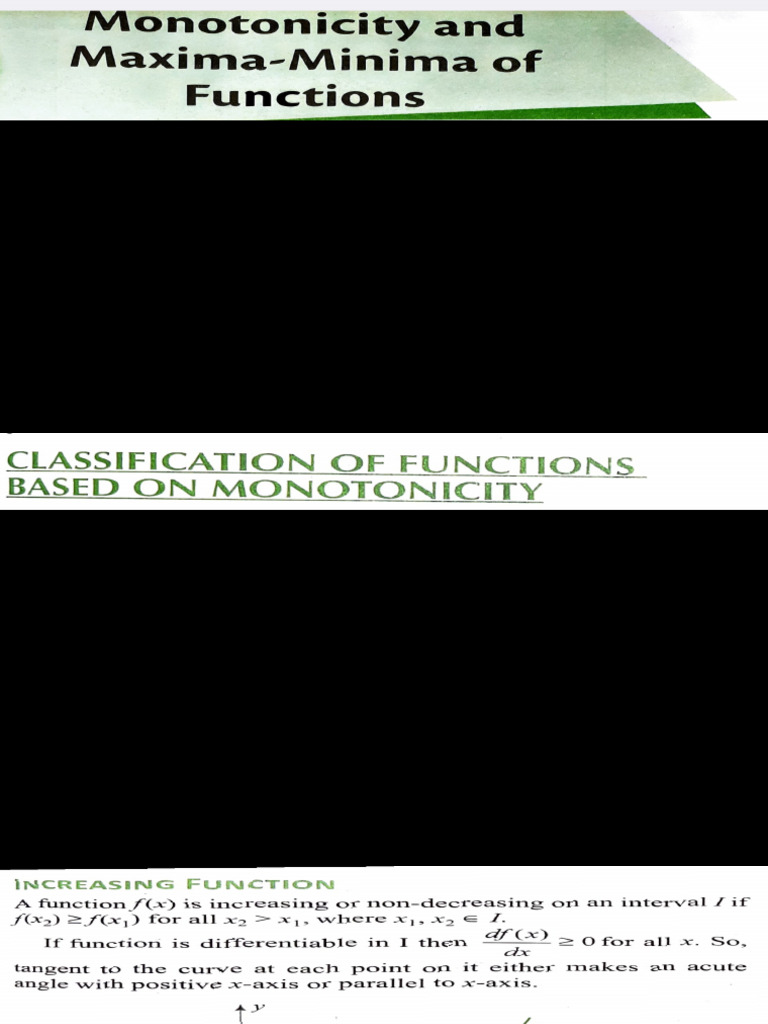 Monotonic Increasing | PDF