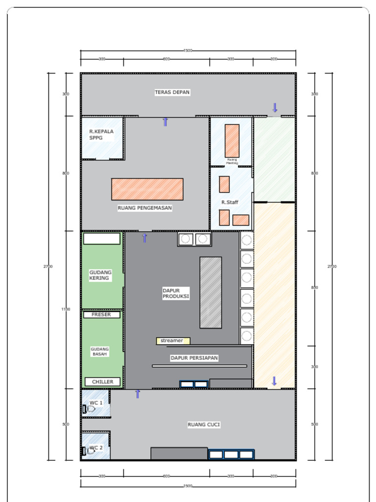 Denah Ruang dan Instalasi Fasilitas | PDF