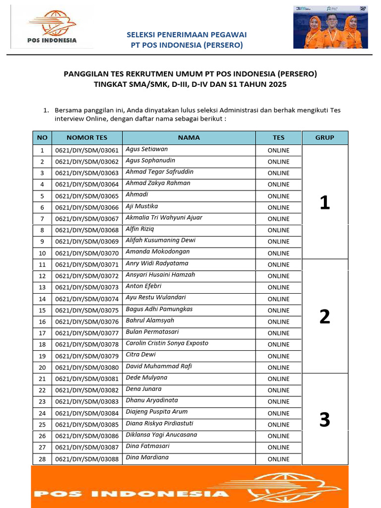 PT Pos Indonesia (Persero) | PDF