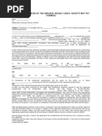 Property Handover Letter Template | PDF | Law