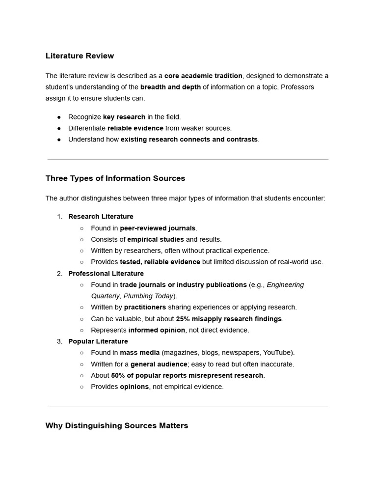 Writing a Literature Review Guide | PDF | Human Communication | Cognition