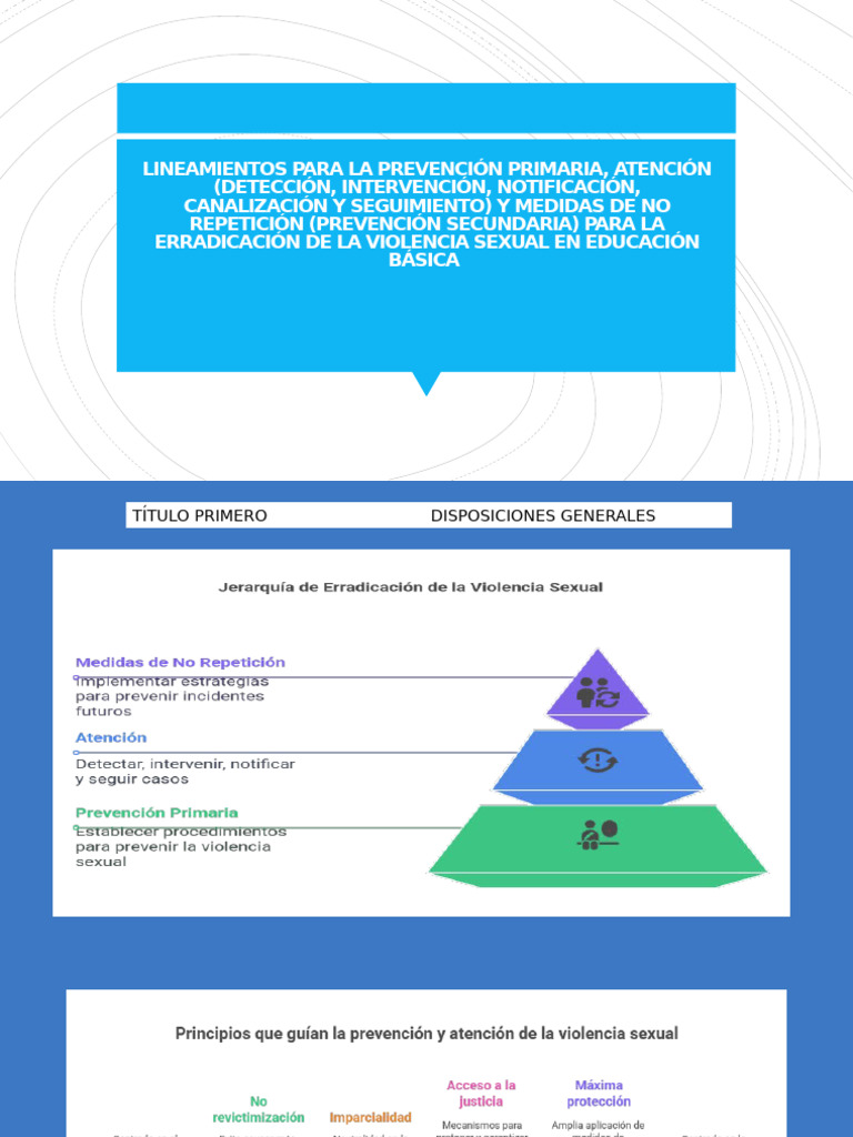 Lineamientos para La Prevención | PDF