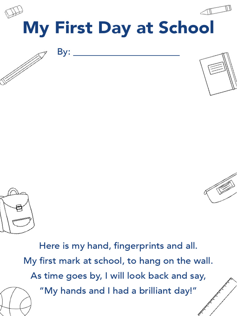Hand Print Activity | PDF