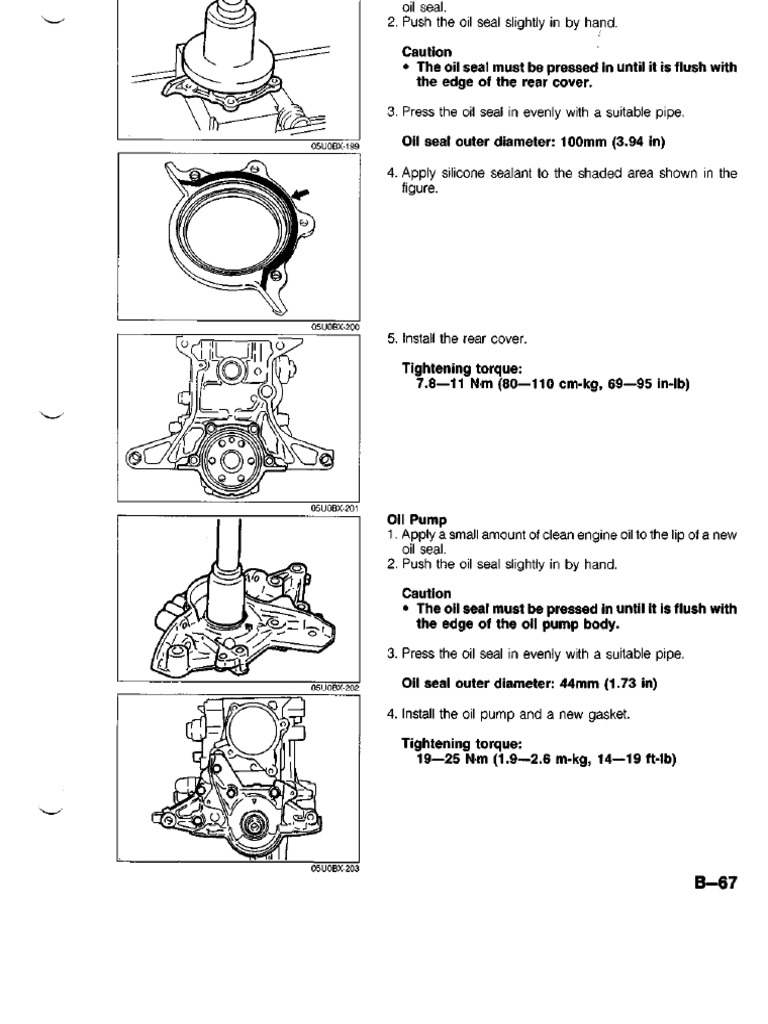 92 Miata serv manual pg 103 to 119 engine | PDF | Valve | Machines