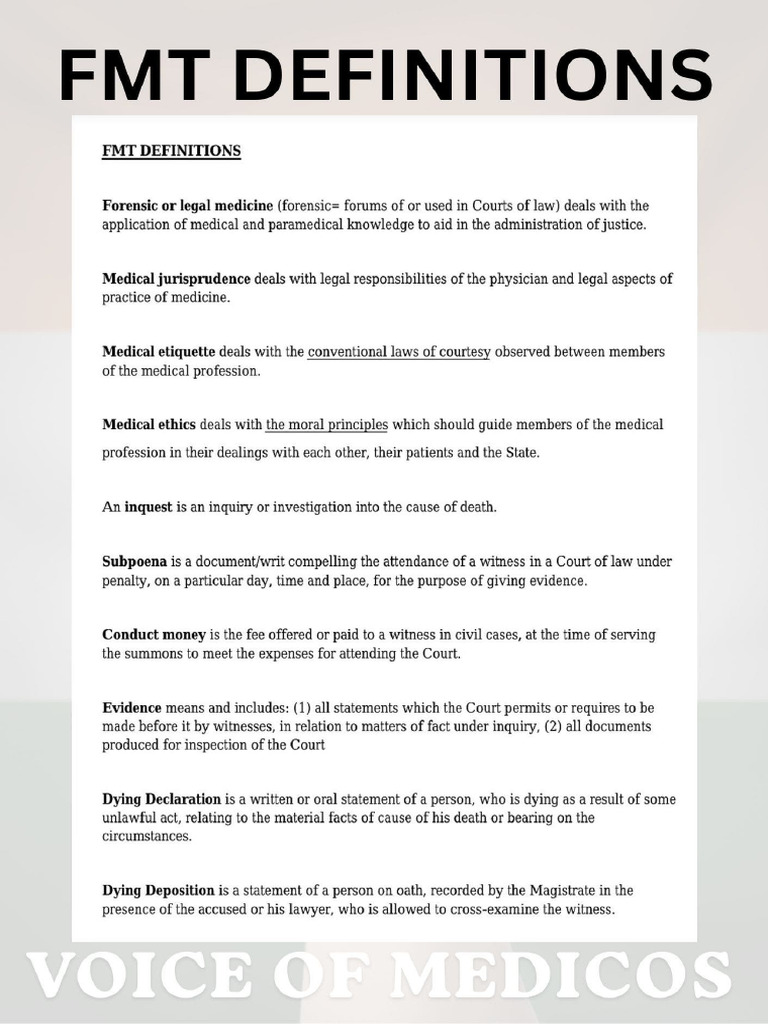 Fmt Definitions and One Liners | PDF