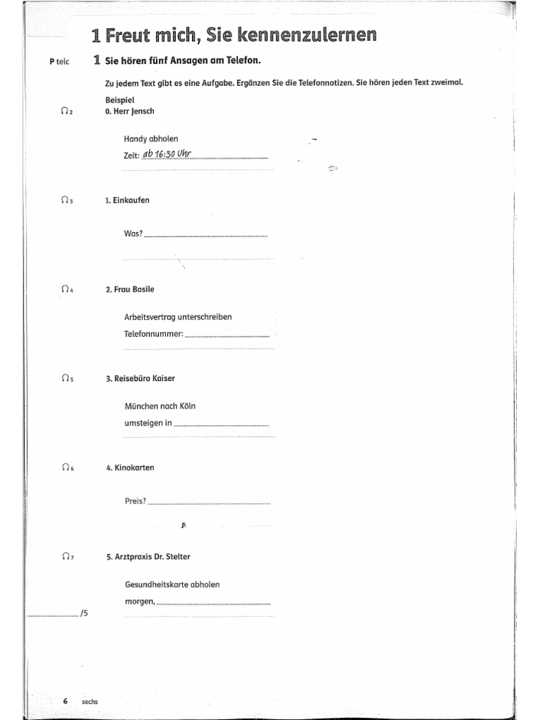 Linie A2 Test 1,2 | PDF