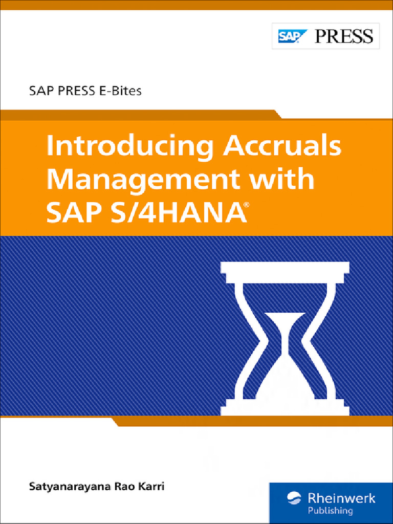 Accruals Management in SAP S/4HANA | PDF | Accounting | Business Economics