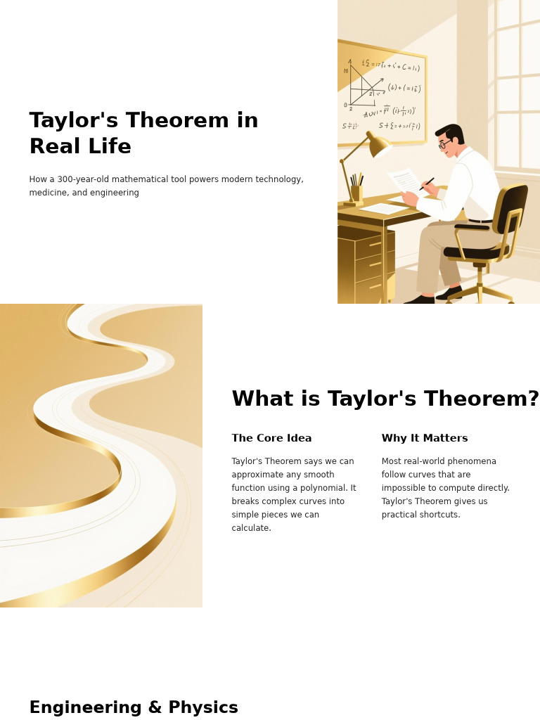 Taylors Theorem in Real Life | PDF | Artificial Intelligence ...