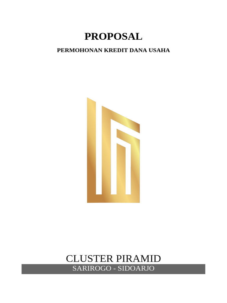 Permohonan Kredit Usaha Real Estate Sidoarjo | PDF