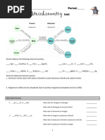 100 Stoichiometry Practice Questions | PDF | Stoichiometry | Mole (Unit)