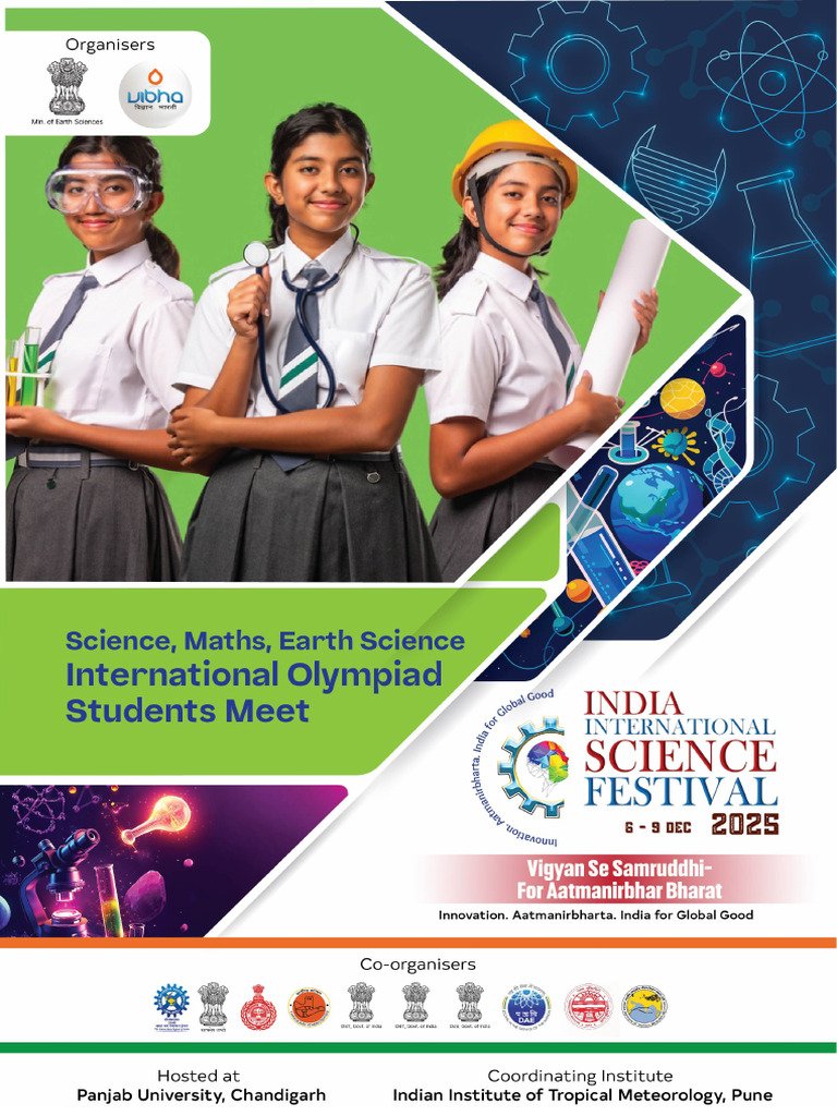 Science Maths Earth Science International Olympiad Students Meet - IISF 2025 | PDF | Science ...