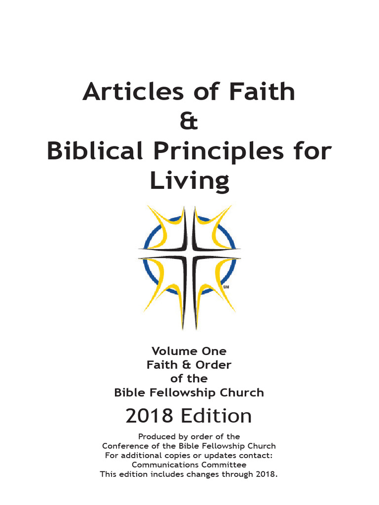 Articles of Faith Vol 1 | PDF | God The Father | Salvation
