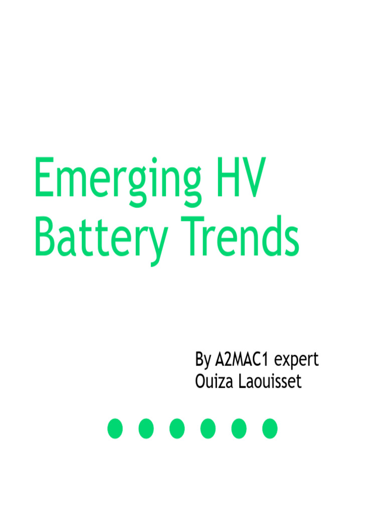 Battery Trends | PDF