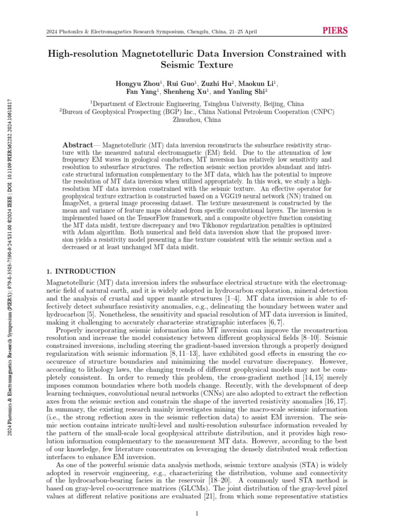 Published Version c6 | PDF | Inverse Problem | Geophysics