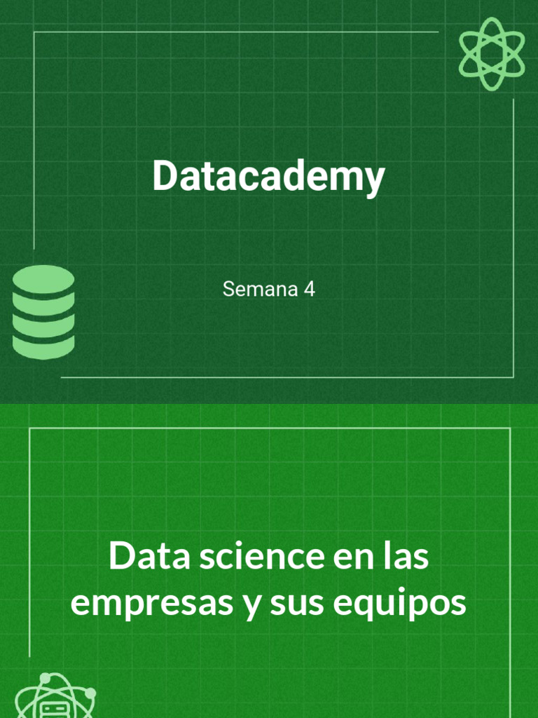 Slides Sesion Semana 4 Datacademy | PDF | Aprendizaje automático ...